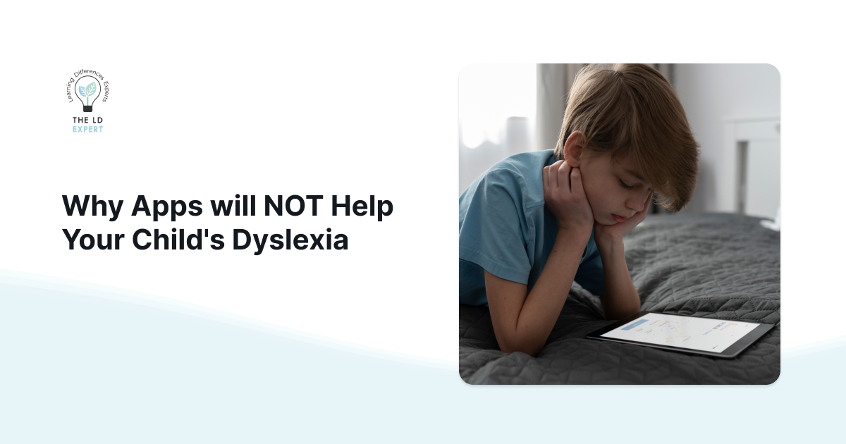 Dyslexia Therapy and Online Tutoring - The LD Expert
